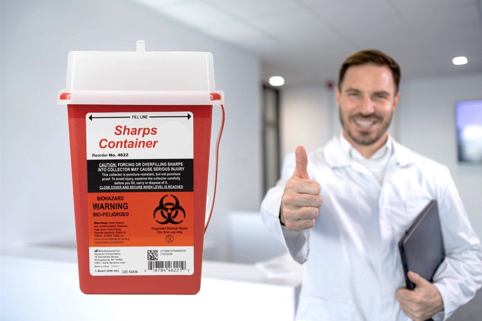Full Sharps Container? Here's When to Replace It in Hospitals - AMS Med ...